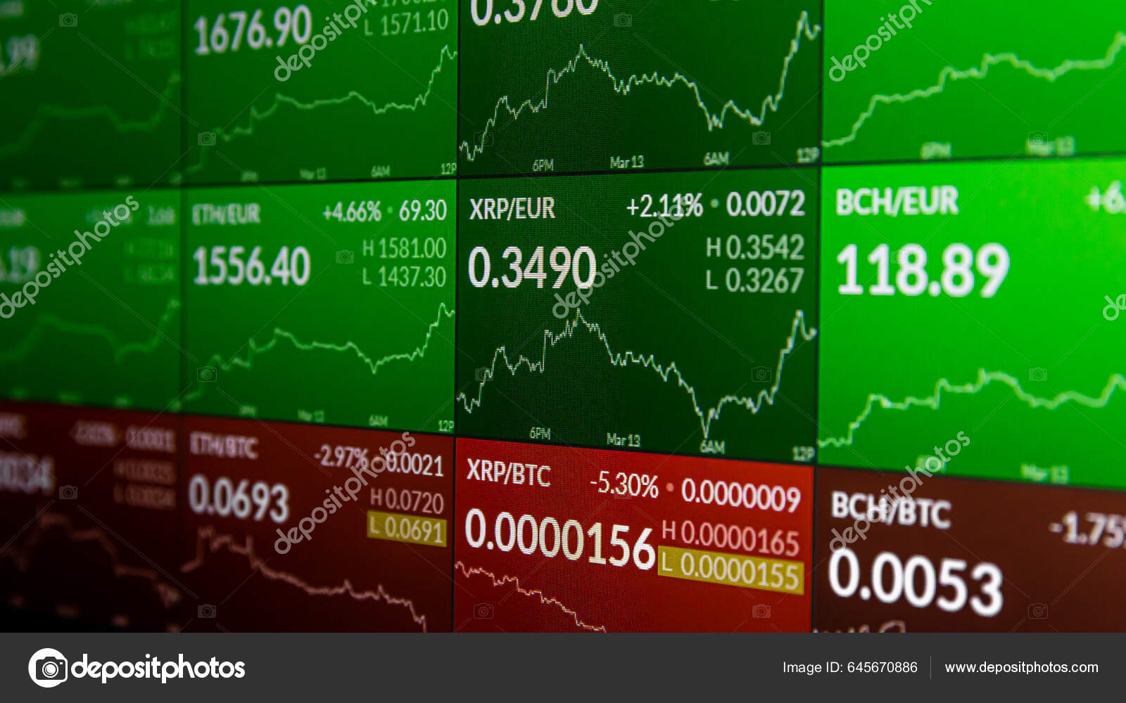 Stock Market Chart Trading Graph Screen — Stock Photo © grrecaredo ...