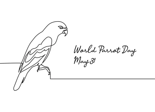 World Thinking Day Single Line Art Suitable Commemorating Day Stock ...