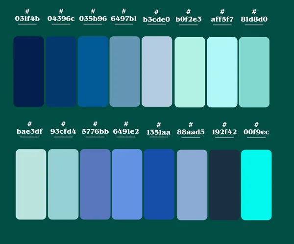 Set Orange Color Palette Dengan Kode Hex Rgb Warna Metal Vektor Stok ...