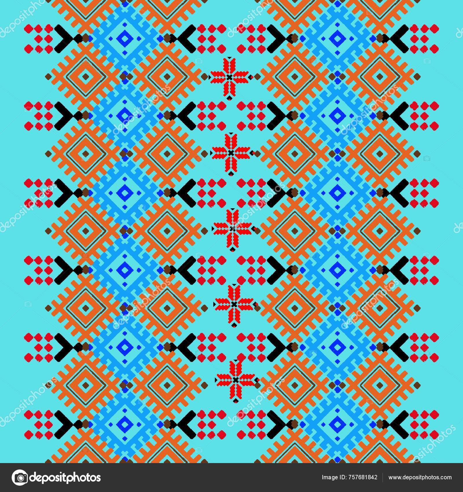 Ethnic Pattern Tribal Art Print Geometric Background Ethnic Wallpaper ...