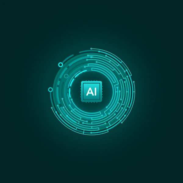 Ai artificial intelligence system imágenes de stock de arte vectorial | Depositphotos