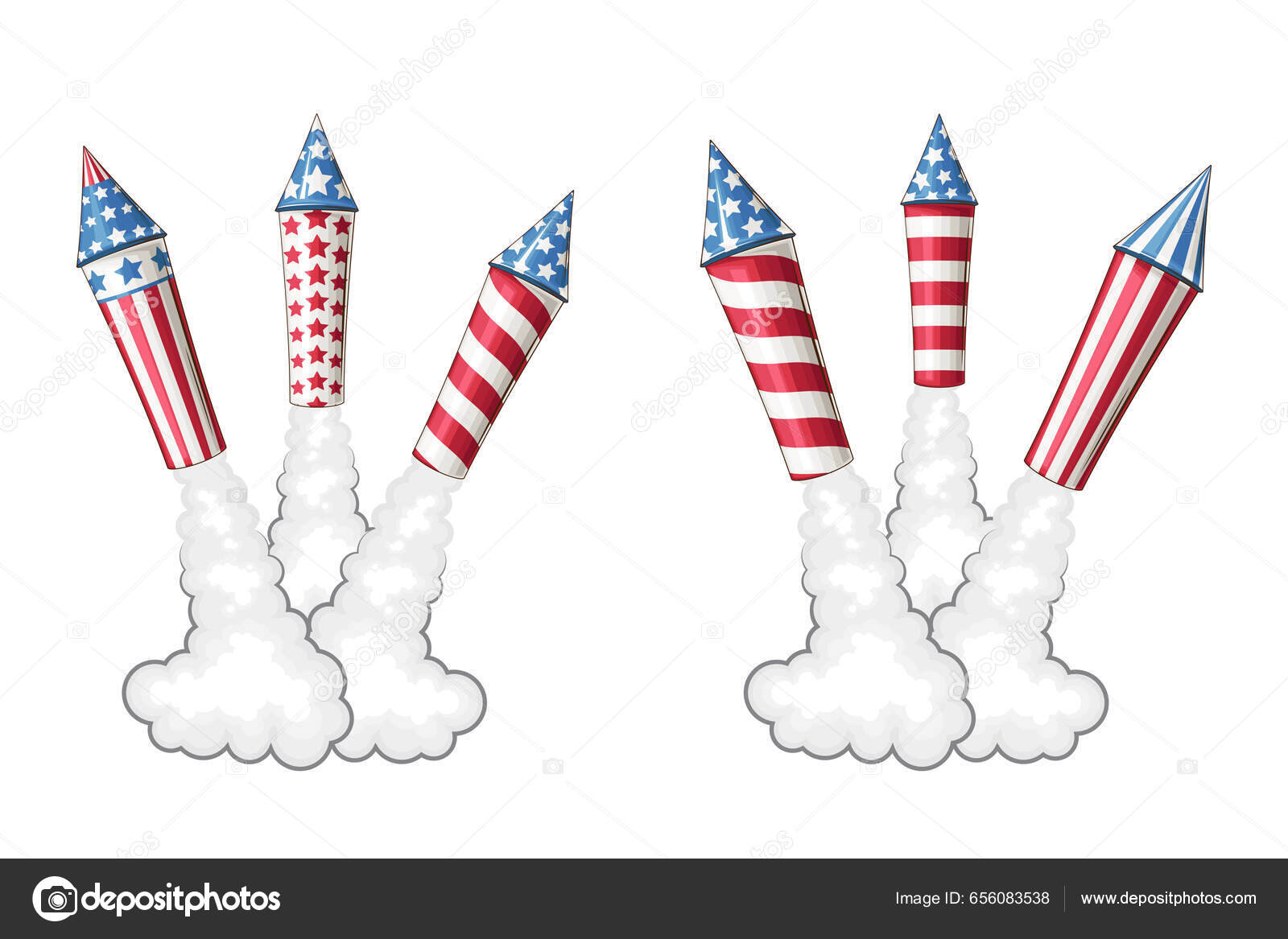 Bottle Rocket Firework Clipart