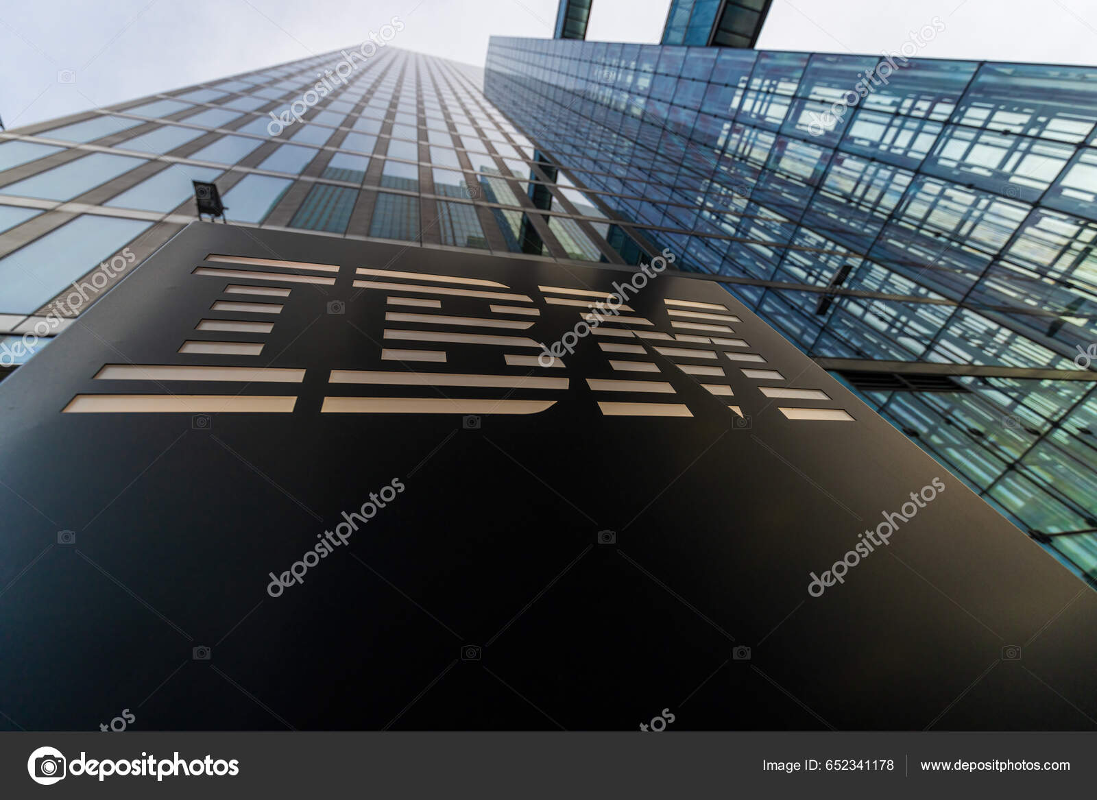 Ibm Logo European Headquartes Munich — Stock Editorial Photo ...