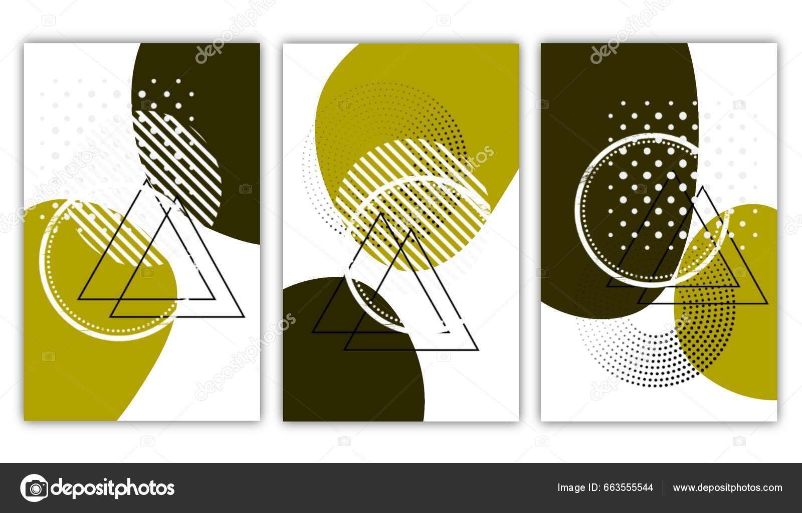 Collection Modern Simple Minimalist Abstracts Geometric Shapes High ...