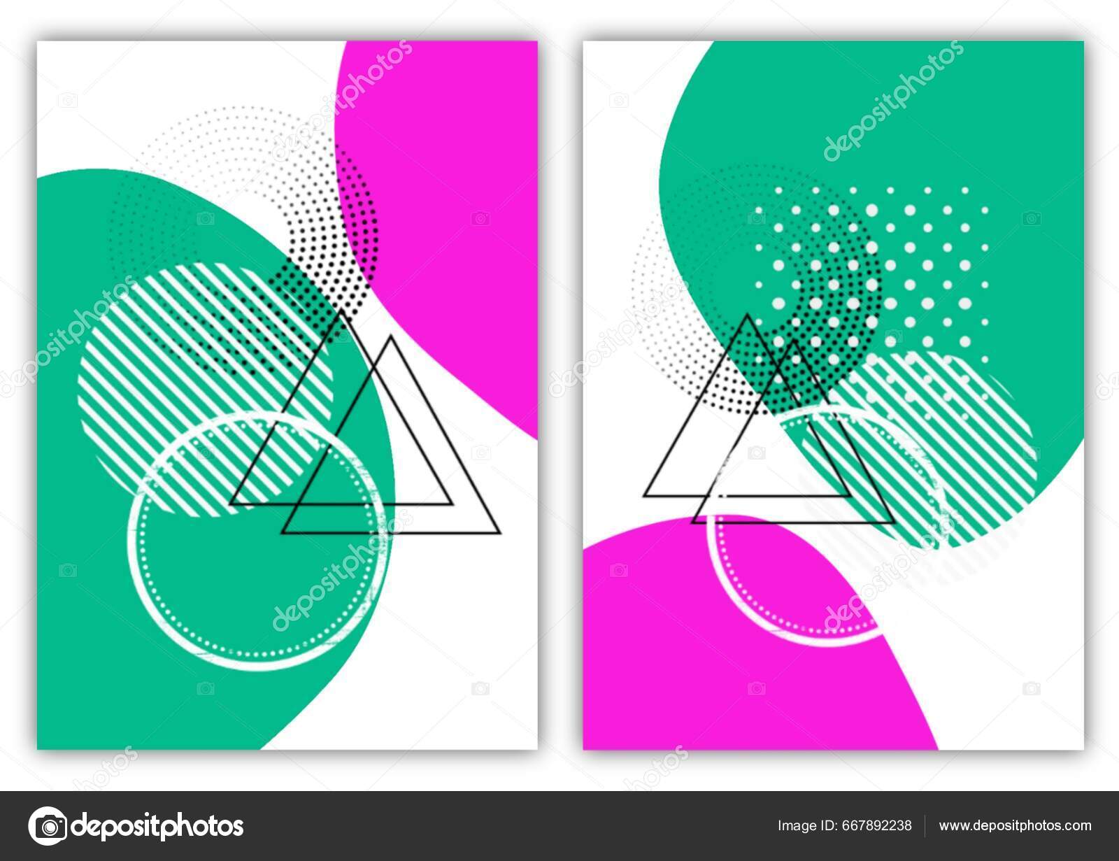 Modern Abstract Covers Set Minimal Covers Design Abstract Background ...
