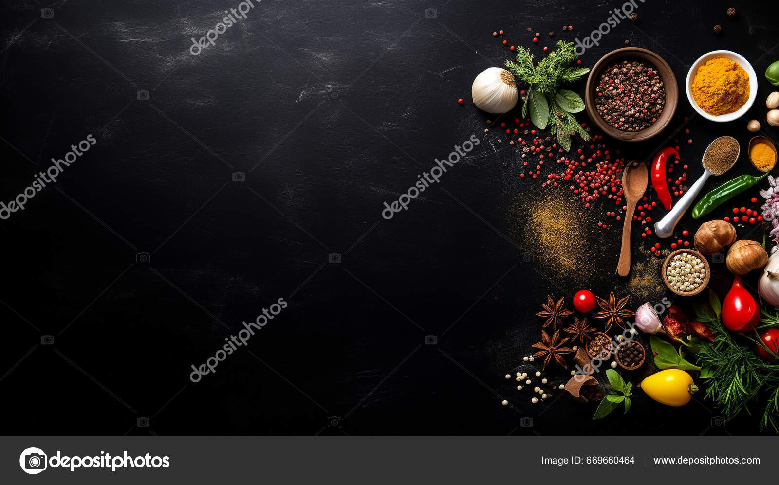 Vegetables Black Table Top View Copy Space Flat Lay — Stock Photo ...