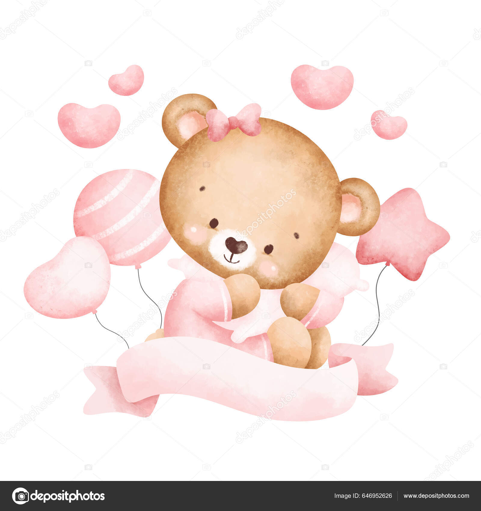 Comment Dessiner Un Ours Mignon Avec Un Coeur