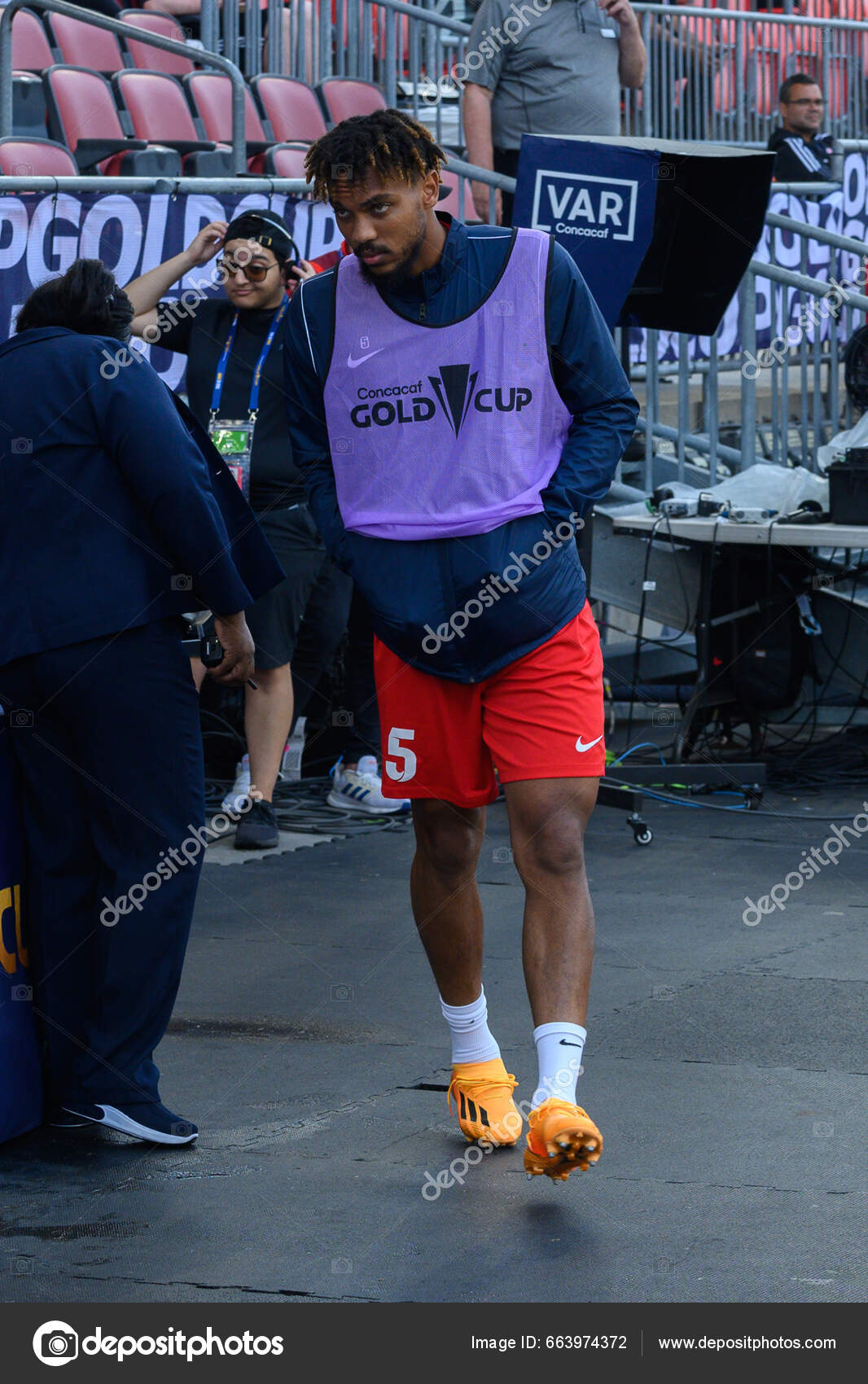 Toronto Canada June 2023 Jordan Tell 2023 Concacaf Gold Cup – Stock ...