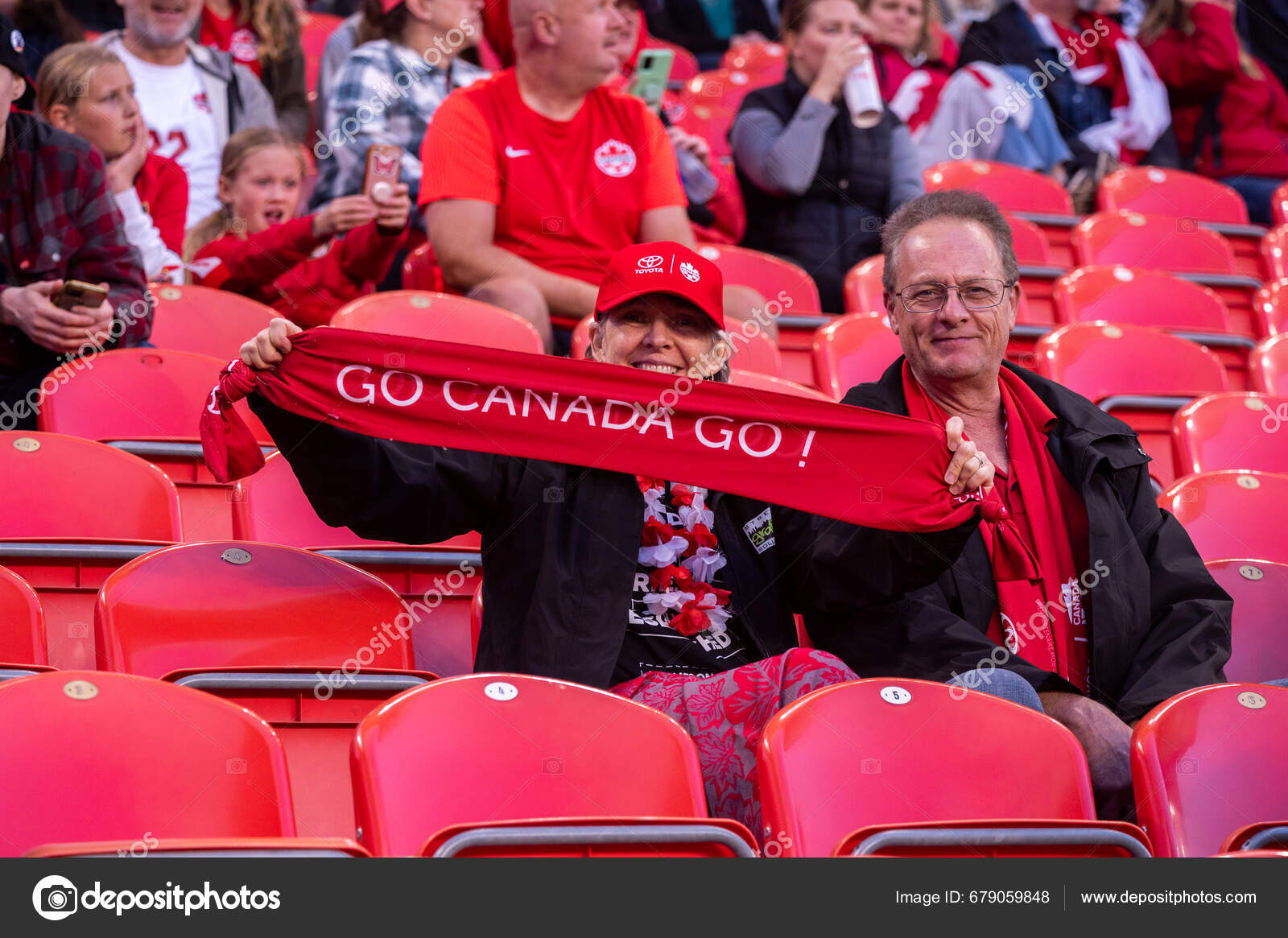 Toronto Canada September 2023 Canadian Fans Supporters 2023 Concacaf ...