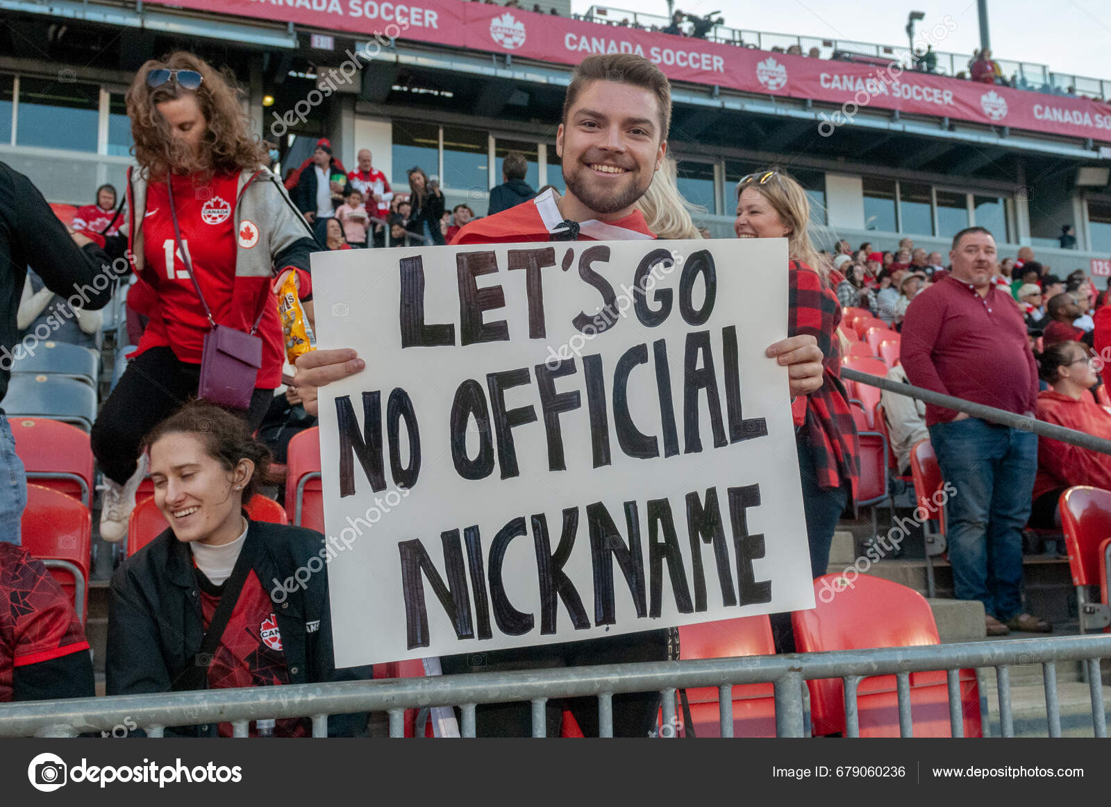 Toronto Canada September 2023 Canadian Fans Banners 2023 Concacaf ...