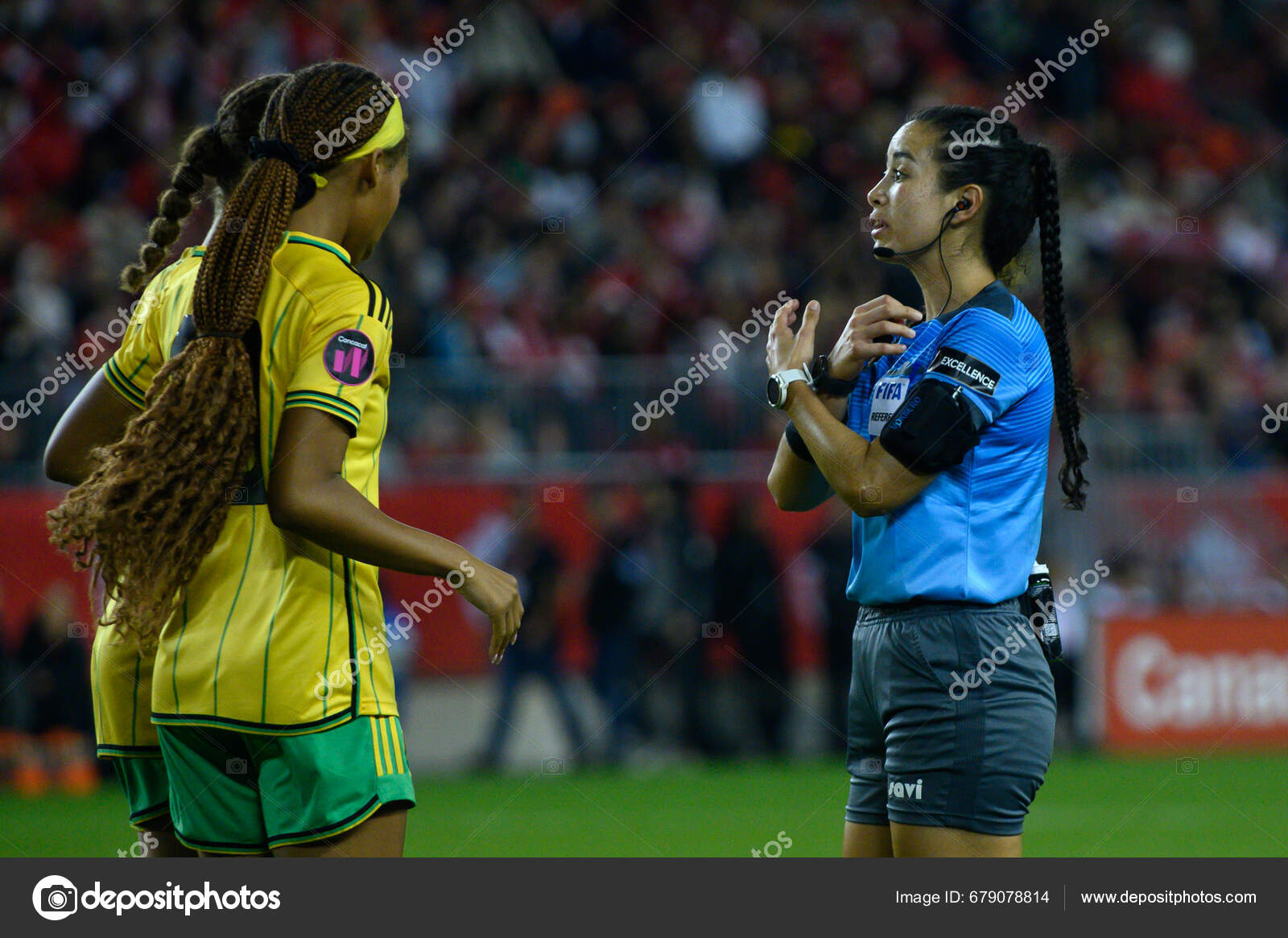 Toronto Canada September 2023 Referee Katia Garcia 2023 Concacaf ...