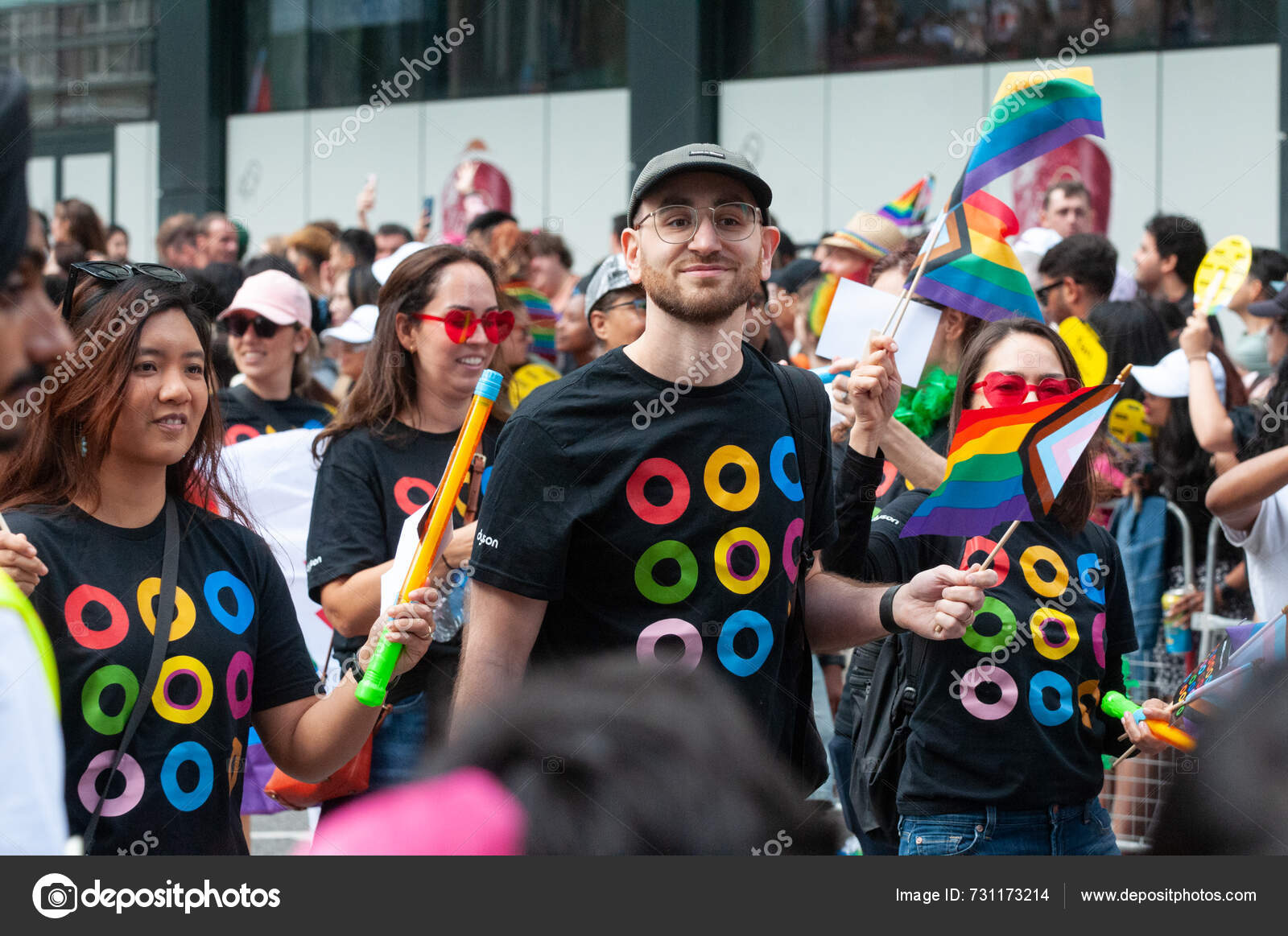 Toronto Canada June 2024 Portrait 2024 Annual Pride Parade Participant — Stock Editorial Photo ...