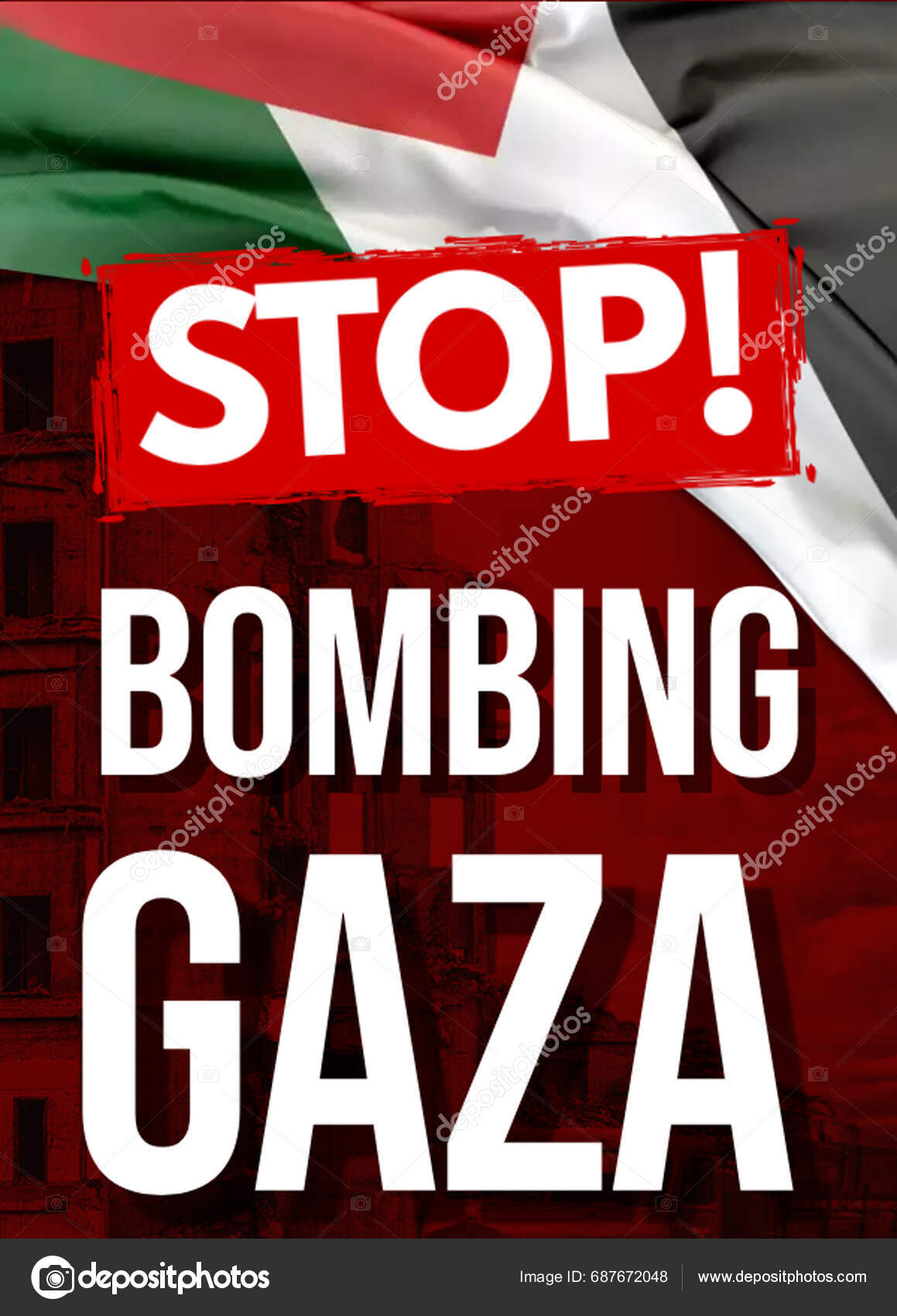 Poster Gaza Free Palestine Stock Photo by ©hombingjaya88.gmail.com ...