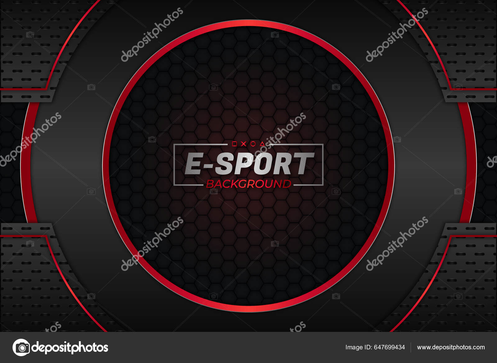 Sports Background Dark Red Style Stock Vector by ©5amil.studio55 647699434