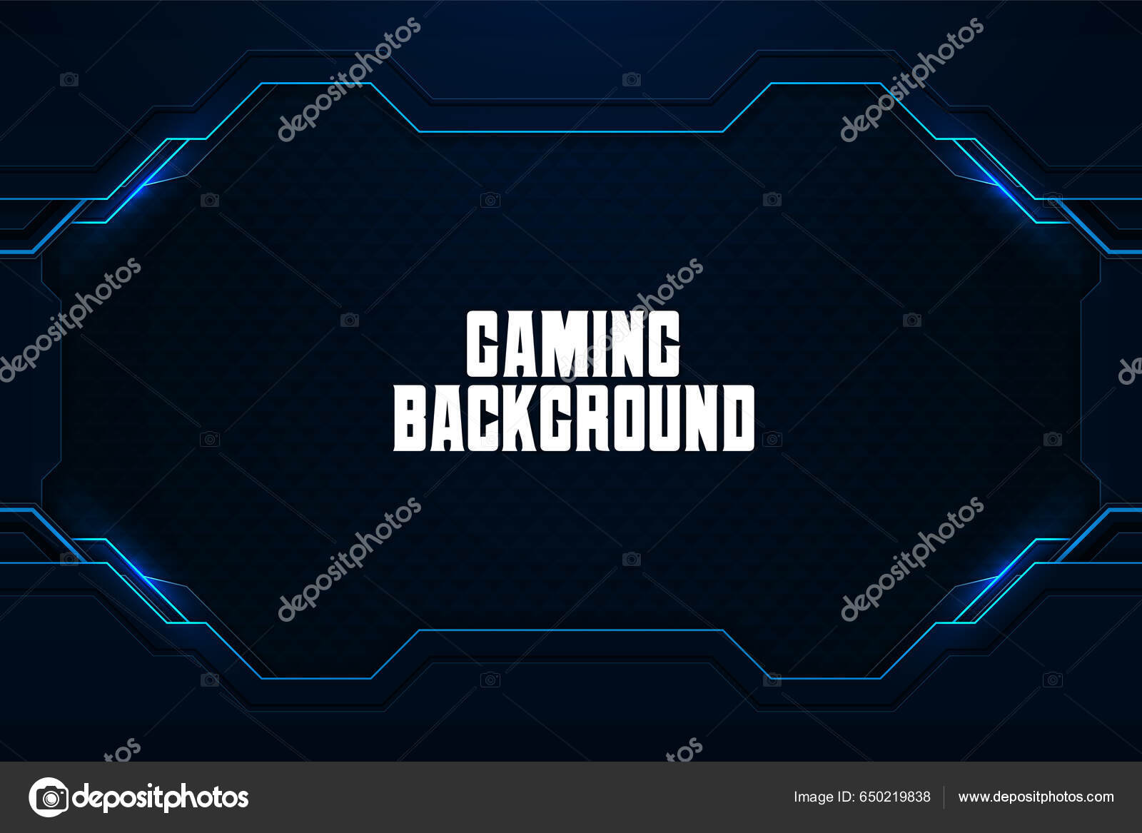 Fondo Juego Azul Con Elemento Vector de stock por ©xis666.graphic 650219838