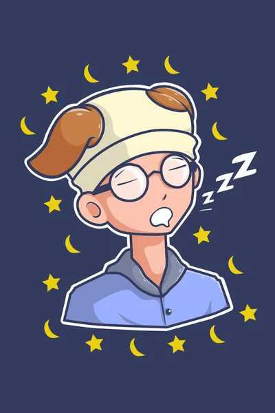 100,000 Cannot sleep cartoon Vector Images | Depositphotos