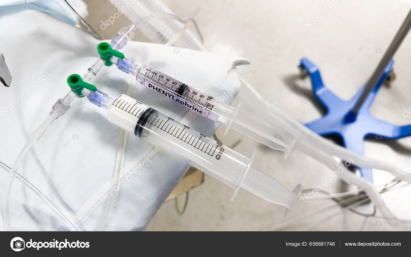 Propofol Anesthesia Syringes Symbolize Medical Sedation Drug ...