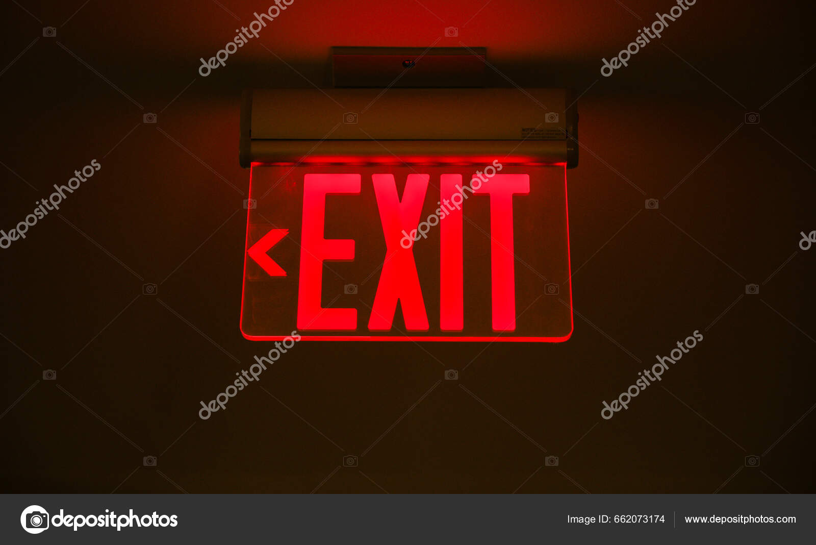 Exit Signs Universal Symbols Escape Safety Guiding Individuals Find Way ...