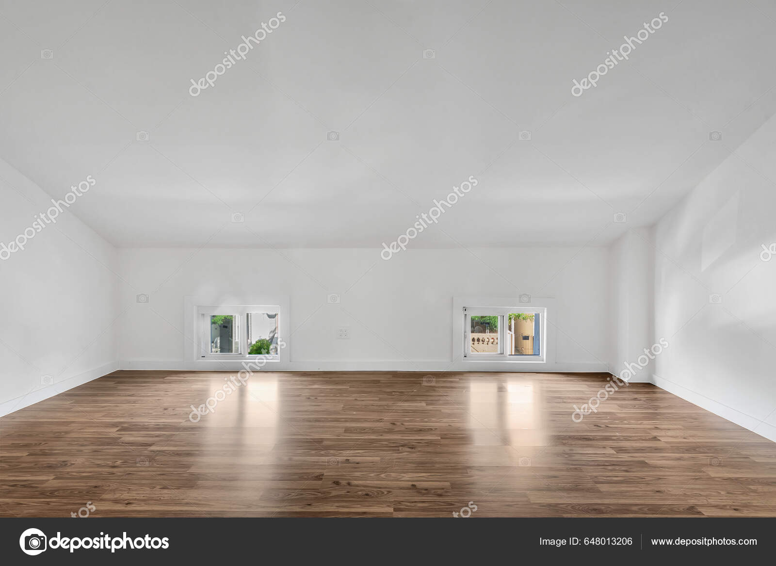 Empty Room Interior Design Rendering Stock Photo by ©52Photo 648013206