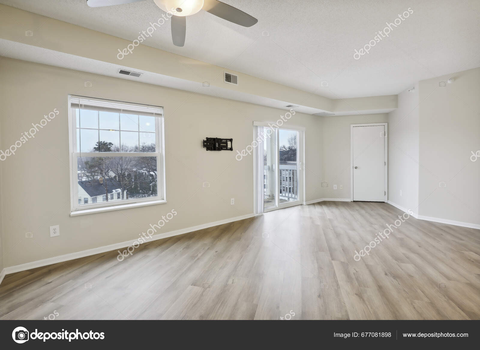 Empty Room Interior Design Rendering — Stock Photo © 52Photo #677081898