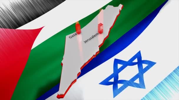 42 Israel palestine map Videos, Royalty-free Stock Israel palestine map ...