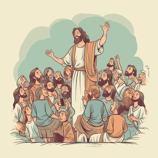 Jesus crowd Stock Photos, Royalty Free Jesus crowd Images | Depositphotos