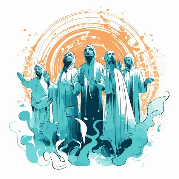 100,000 Jesus with disciples Vector Images | Depositphotos