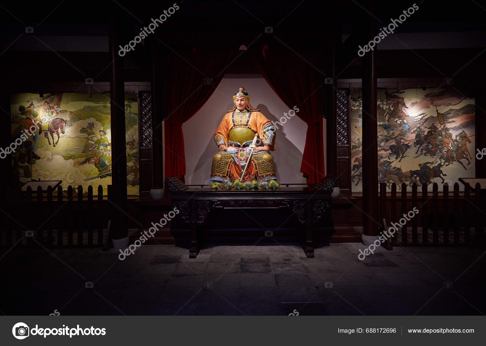 Tomb Yue Fei One Chinas Most Revered Generals Tomb Also – Stock ...