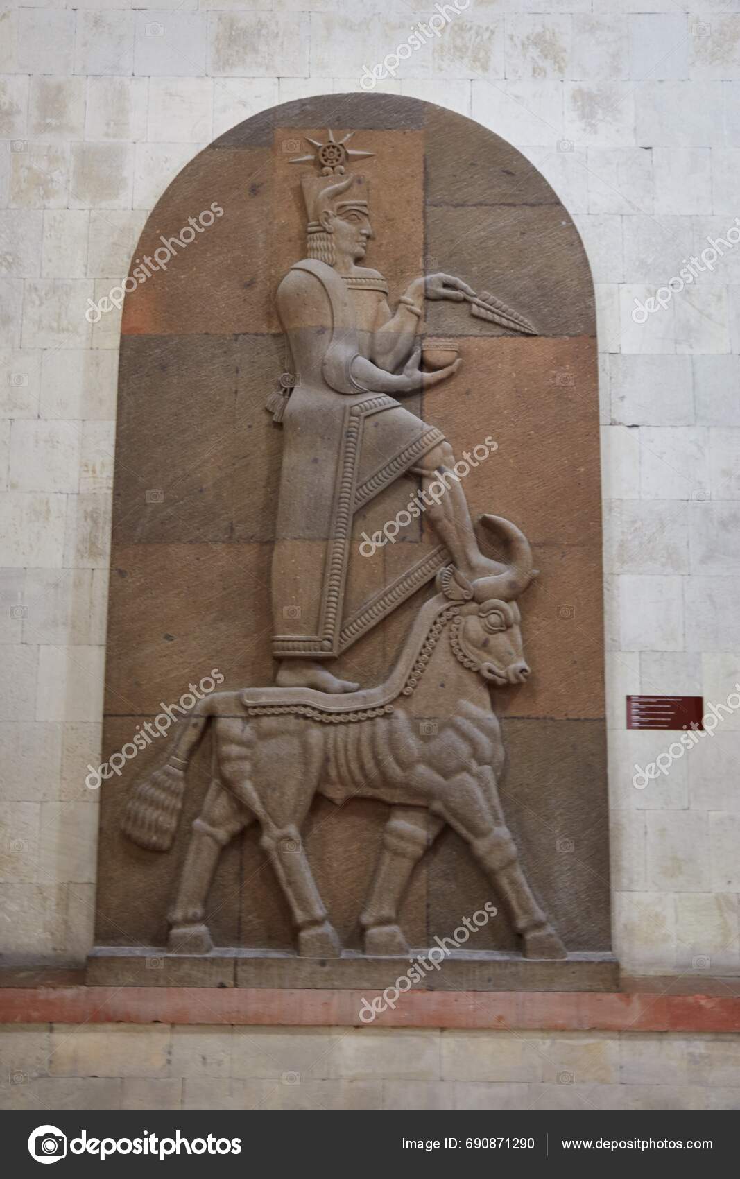 Founded 782 King Argishti Erebuni Fortress Important Outpost Kingdom Urartu – Stock Editorial ...