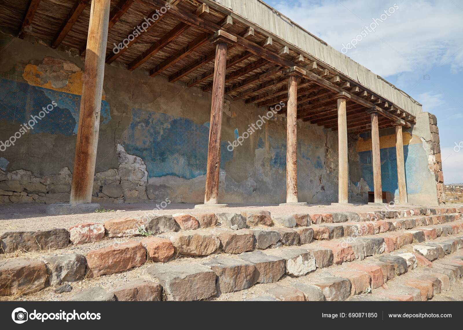 Founded 782 King Argishti Erebuni Fortress Important Outpost Kingdom Urartu Stock Photo by ...