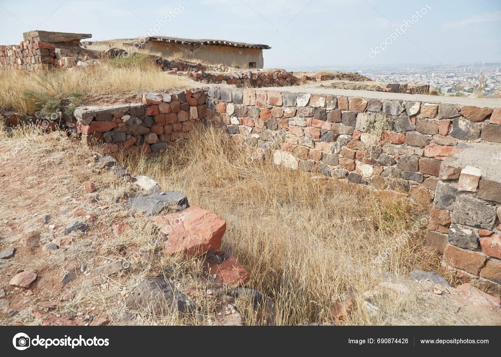 Founded 782 King Argishti Erebuni Fortress Important Outpost Kingdom Urartu Stock Photo by ...