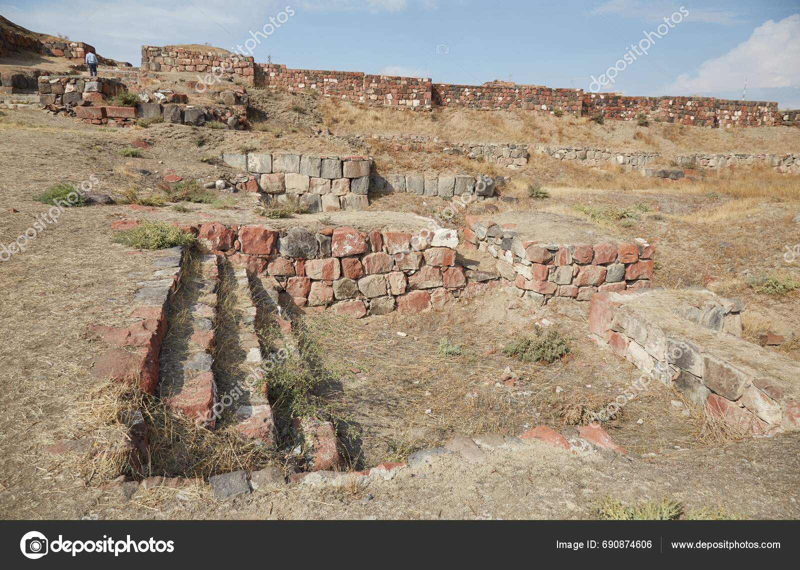 Founded 782 King Argishti Erebuni Fortress Important Outpost Kingdom Urartu Stock Photo by ...