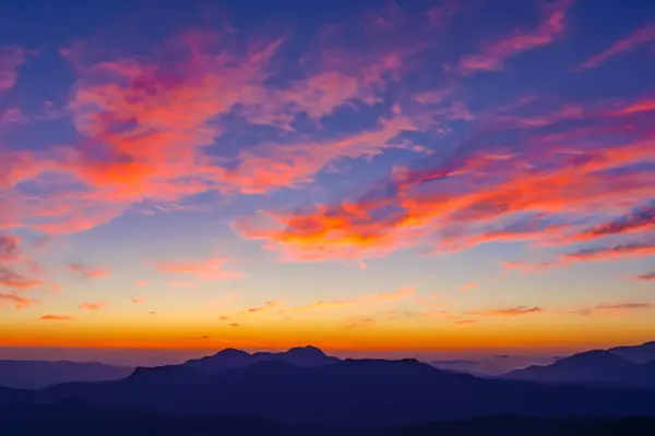 Pink sunset mountains Stock Photos, Royalty Free Pink sunset mountains ...