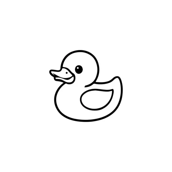 Patito Clipart En Blanco Y Negro
