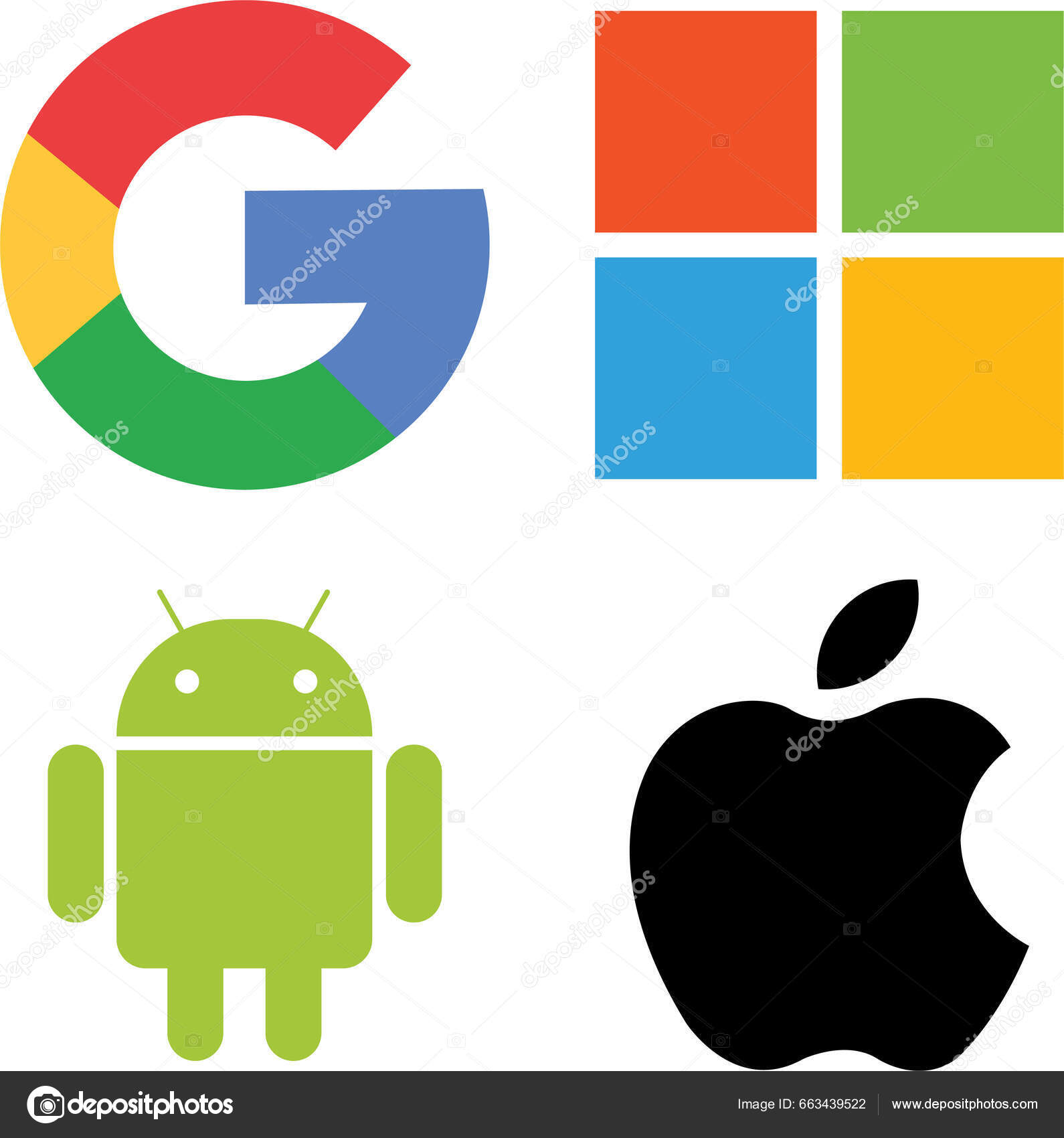 Microsoft Apple Logo