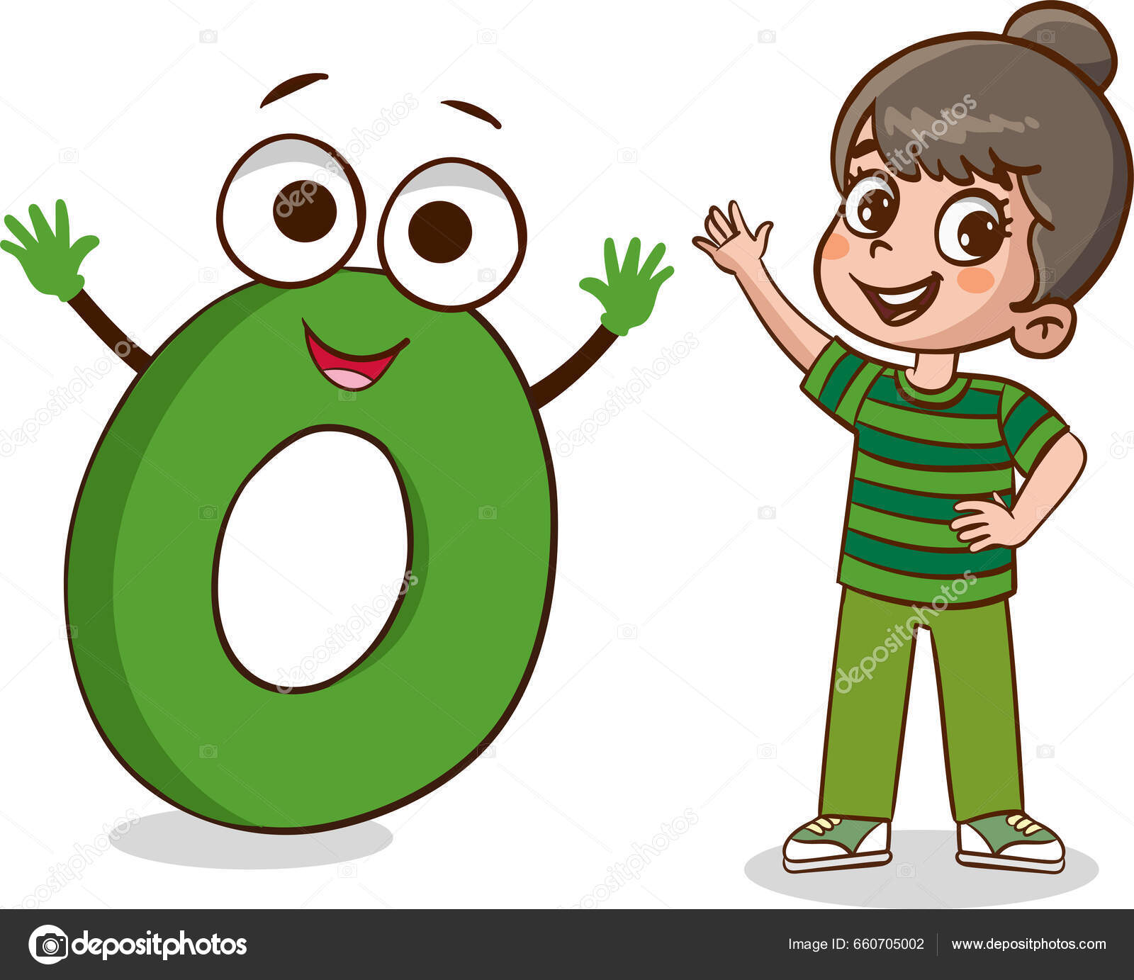 Glad Söt Liten Unge Studerar Alfabetet Bokstav Tecken vektor av ...