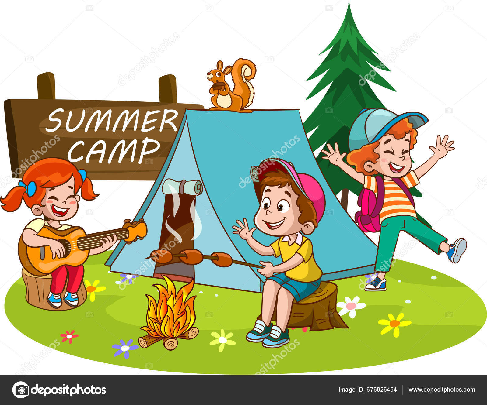 Summer Camps For Kids Clip Art
