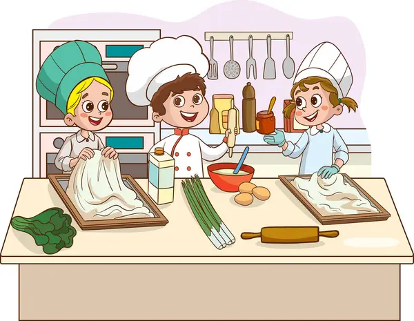 20,013,034 Cooking kids Vector Images | Depositphotos