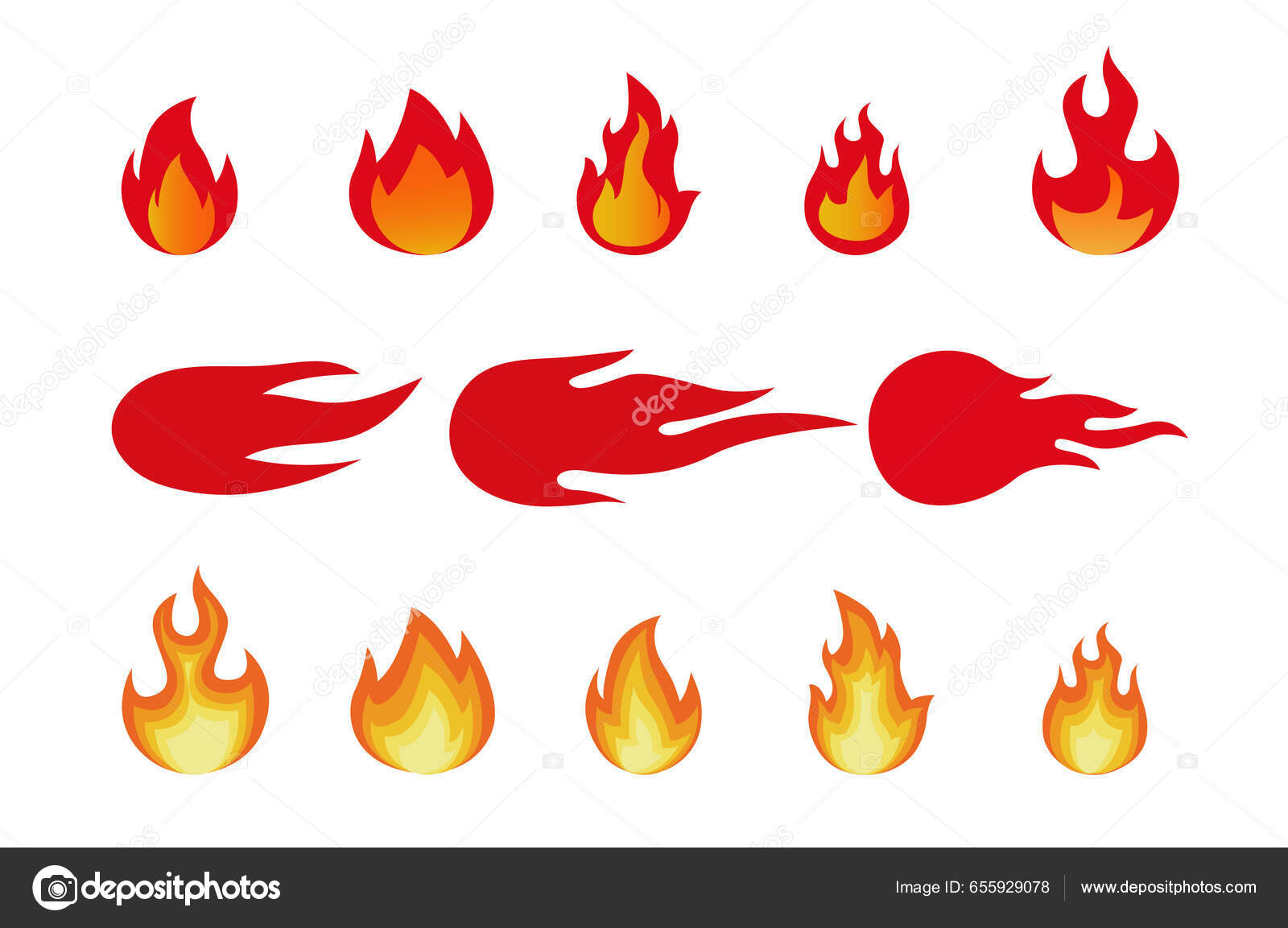 Dibujos De Llamas De Fuego