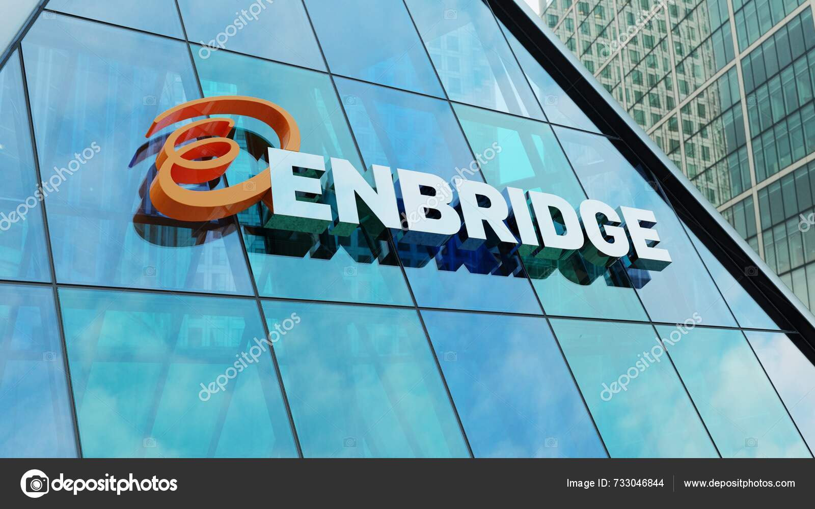 Enbridge Modern Urban Tower Downtown Offices Corporation Stocks Market ...