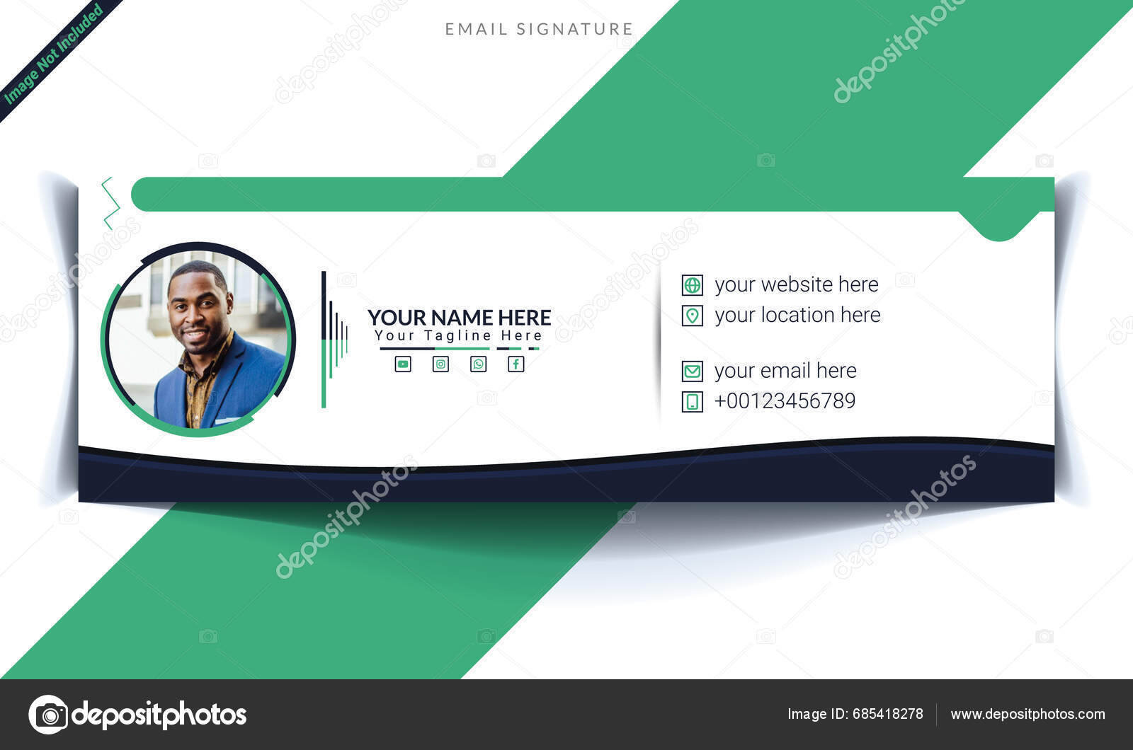 Corporate Email Signature Template Modern Creative Email Signature ... Corporate Email Signature Template Modern Creative Email Signature ...