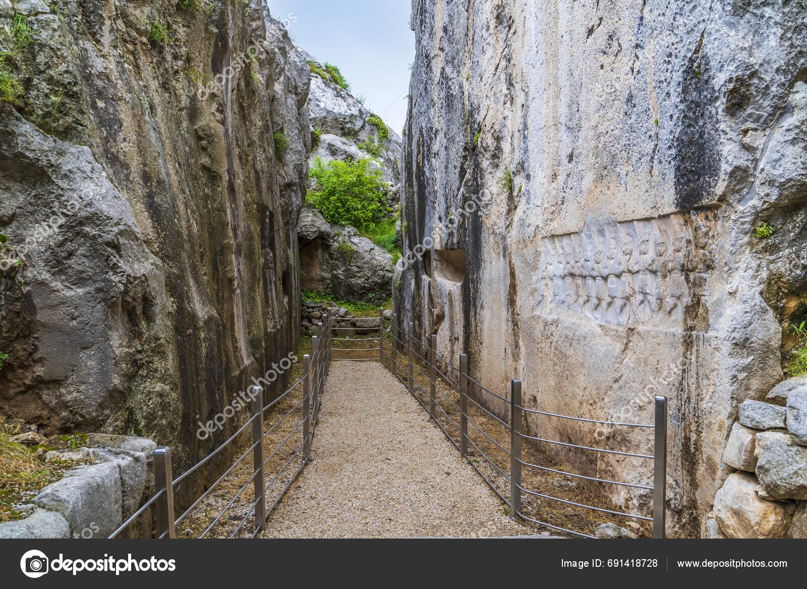 Ancient City Hattusa Located Borders Corum Province Capital Hittite ...
