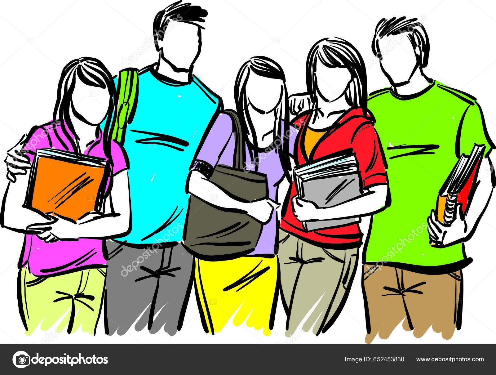 Group Of Students Reading Clipart Reading Group Png Images | PNGWing
