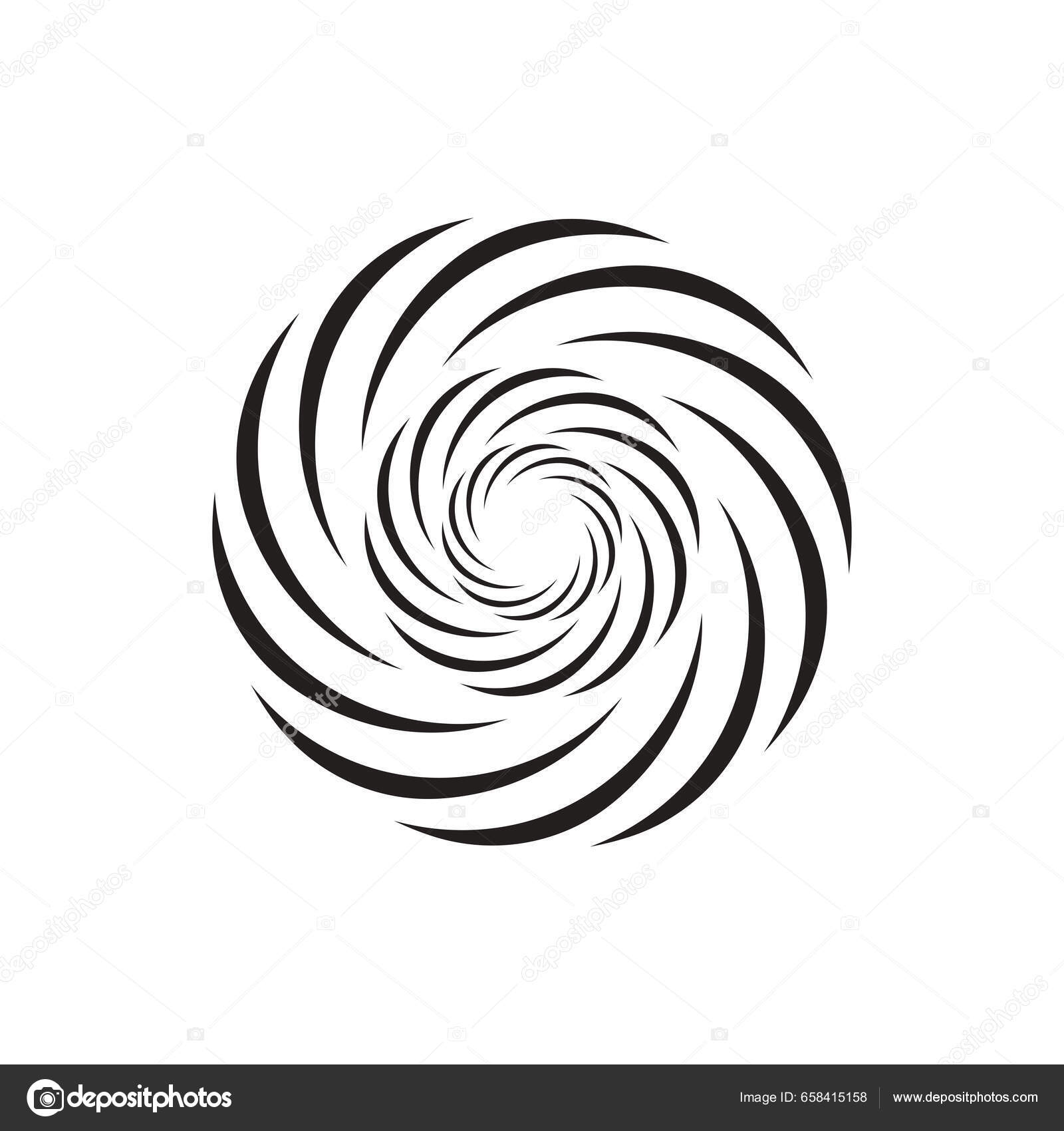 Vortex Symbol Vector Illustrator Abstract Icon Logo Template Design ...