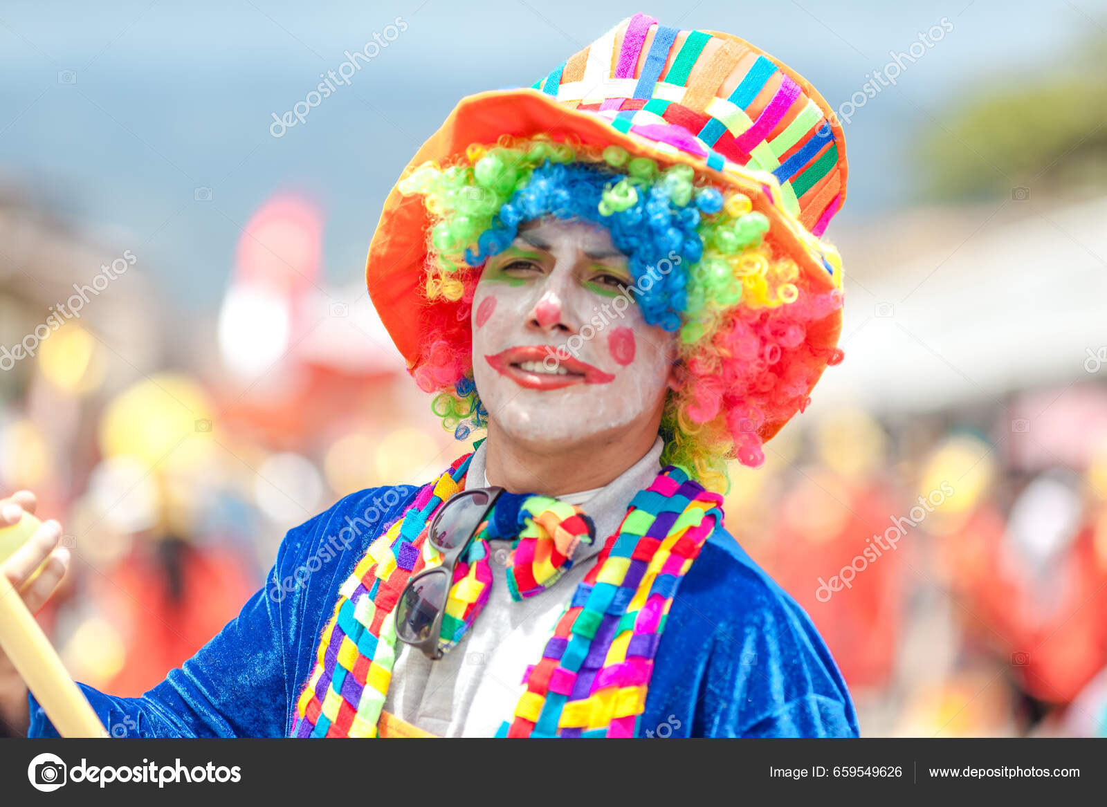 Traditional Festivity Cajamarca Carnival Parade Musicians Dancers ...