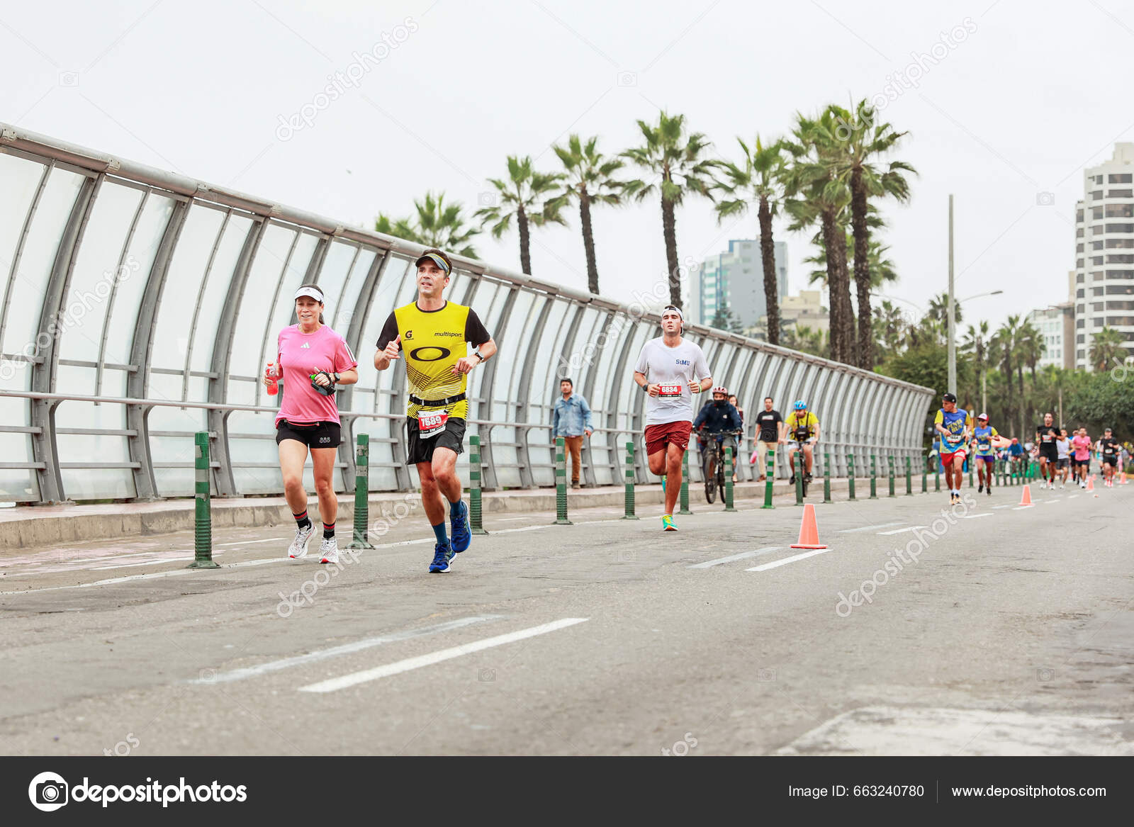 Athlete Competing Lima 42K Marathon May 2023 — Stock Editorial Photo ...