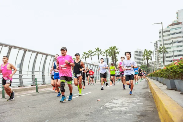 Lima Peru May 2023 Athletes Compete Lima Marathon 42K 2023 — Stock ...