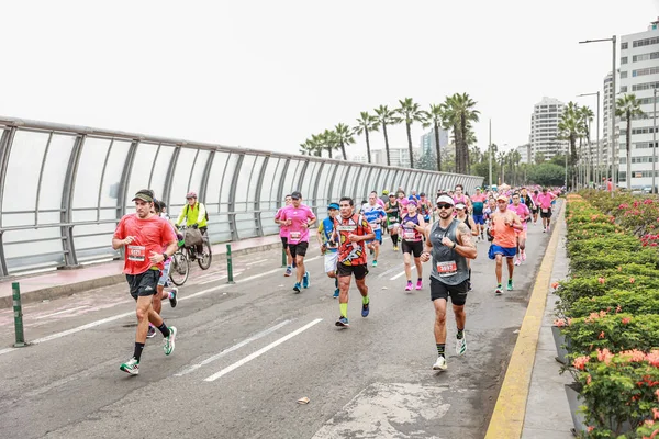 Lima Peru May 2023 Athletes Compete Lima Marathon 42K 2023 — Stock ...