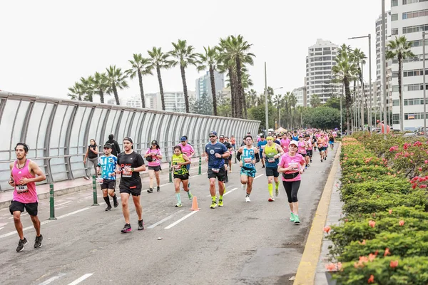 Lima Peru May 2023 Athletes Compete Lima Marathon 42K 2023 – Stock ...