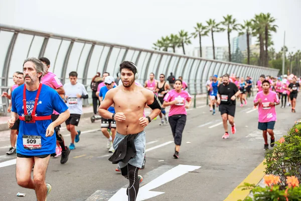 Lima Peru May 2023 Athletes Compete Lima Marathon 42K 2023 — Stock ...